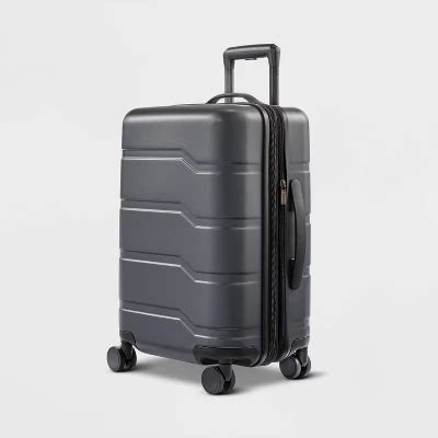 Swissgear Cascade Hardside Carry On Spinner Suitcase Sustained Gray