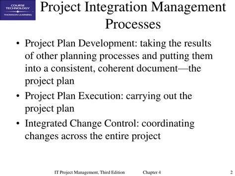 Ppt Chapter 4 Project Integration Management Powerpoint Presentation Id 210699