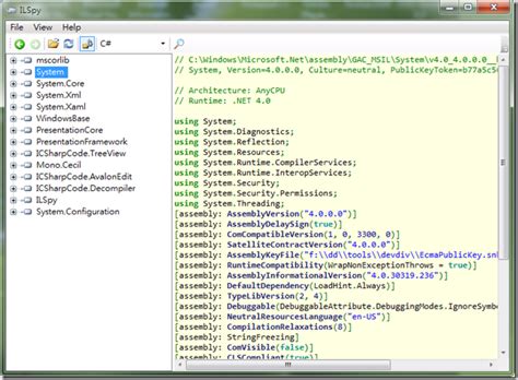Mrkt 的程式學習筆記 Net反組譯工具：ilspy Telerik Justdecompile