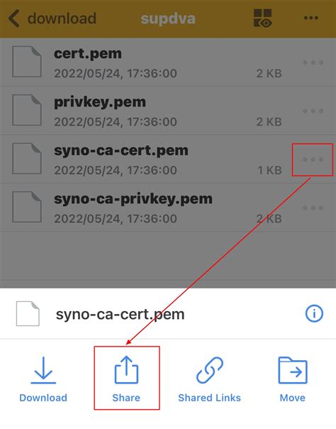 How Do I Import A Certificate From My Synology Nas To My Mobile Device