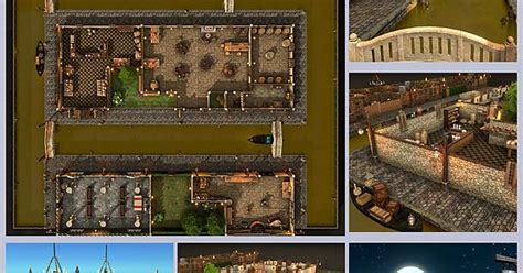 Tír An Uisce Canalside Settlement Free Dnd Ttrpg Settlement Maps