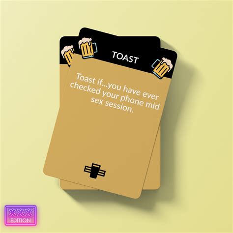 Truth Or Toast Party Card Games