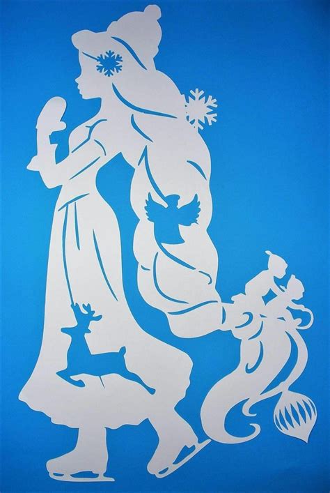 Новый год и Рождество Рождественские картины Трафареты Рождественские узоры