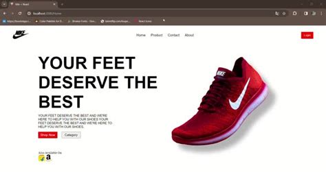 Reactjs Project For Nike Shop Ecommmerce App Omkar Ranjane Posted On