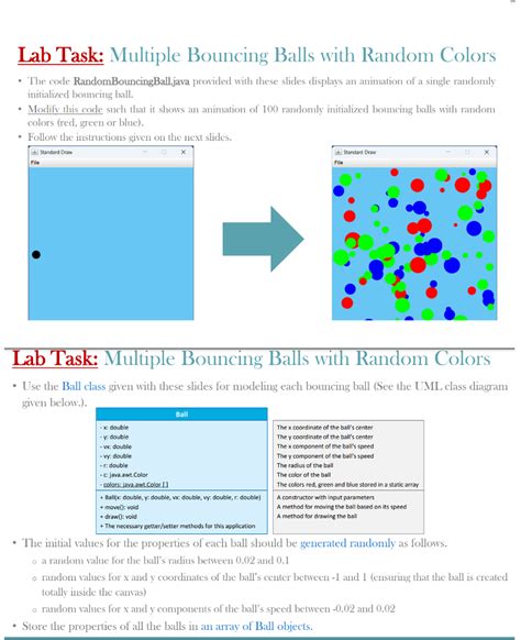 Solved A Program That Implements A Bouncing Ball In A 2d