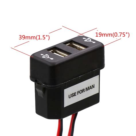 Dual USB Autolader V A A Dual USB Stopcont Grandado