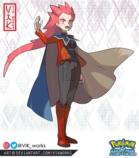 Pokemon Lance Genderbend By Vikworks On Deviantart