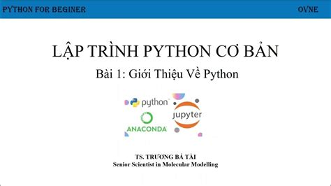 lập trình python cơ bản bài 1 giới thiệu python youtube