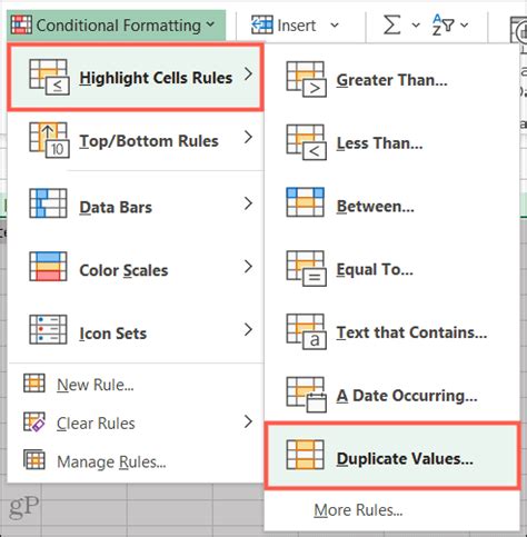 How To Highlight Duplicates In Microsoft Excel