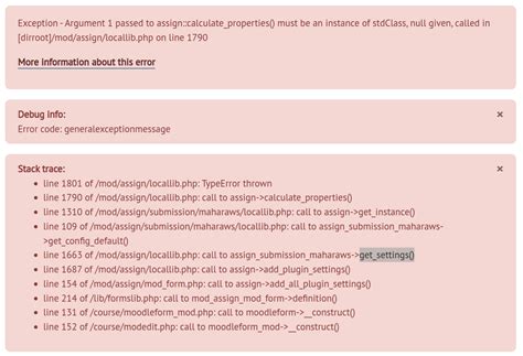 exception argument 1 passed to assign calculate properties · issue