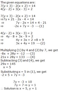 RS Aggarwal Solutions Class Chapter Linear Equations In Two Variables CBSE Library