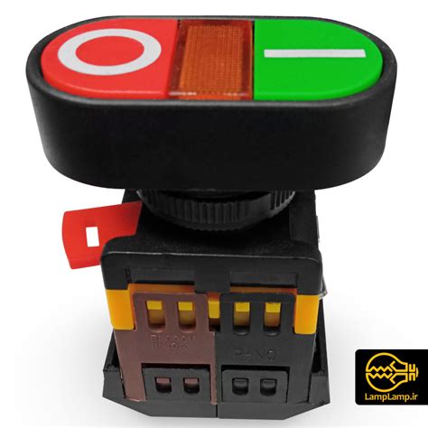 شستی استپ استارت دوبل چراغ دار Apbb 22and25n سون لامپ لامپ