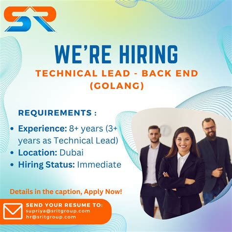 Sr Intelligent Technologies On Linkedin Jobopening Technicallead