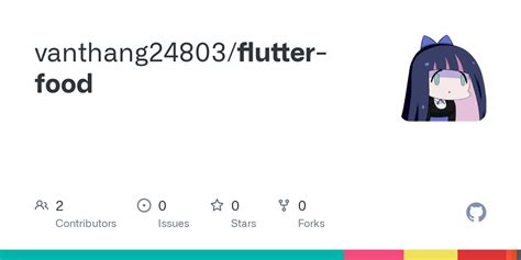 GitHub Vanthang Flutter Food