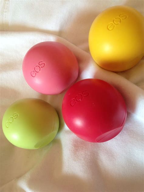 Eos Lip Balm Set Honeysuckle Honeydew Strawberry Sorbet Pomegranate