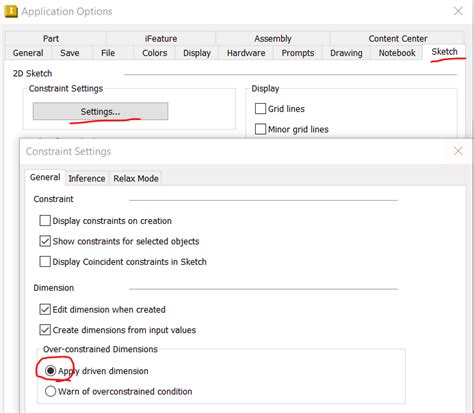 Sketch Ui Show If A Dimension Will Be A Drivenreference Dimension
