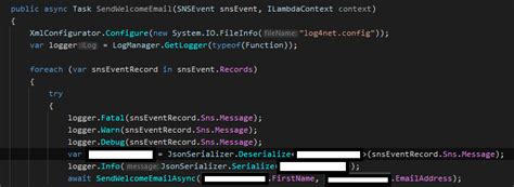 no logs appear · issue 158 · aws aws logging dotnet · github