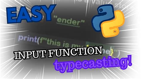 Input And Typecasting Easy Tutorial Youtube