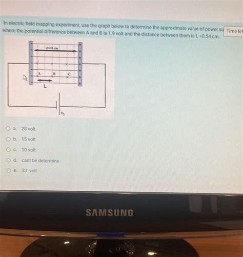 Solved In Electric Field Mapping Experiment Use The Graph