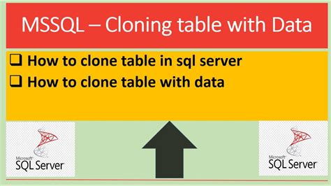 How To Create Clone Table With Existing Table In Sql Server Copy