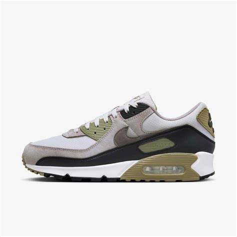 Buy Nike Air Max 90 Mens Shoes Light Boneneutral Olivecollege Grey