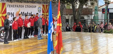 Свечен пречек за Христијана Парулеска за освоениот златен медал на Европското првенство во Таекводно