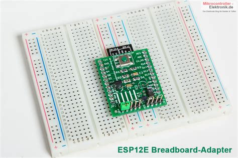 Esp12e Tutorial Und Beispielprojekte Wie Esp12e Adaptermikrocontroller Elektronik De