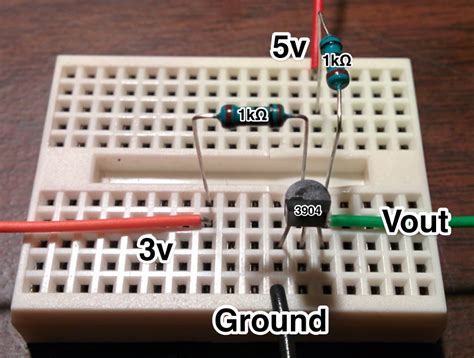 Level Shifting Why Does 3 To 5 Volt With Transistor Not Work The Way