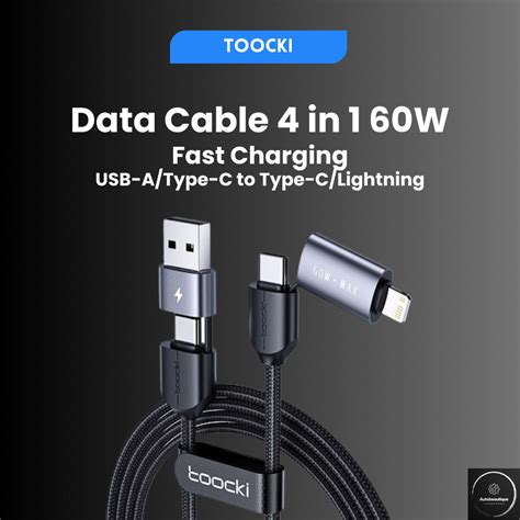 Jual Toocki Kabel Data In Usb Type C To Lightning W Pd Qc Super Fast Charging Shopee