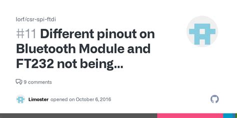 different pinout on bluetooth module and ft232 not being recognized · issue 11 · lorf csr spi
