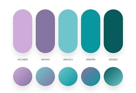 Purple And Teal Color Palette Mint And Purple Color Palette Dental
