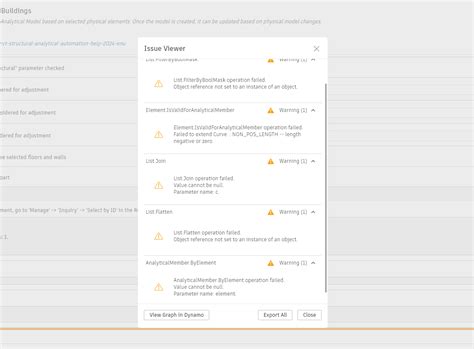 R2024 Analytical Automation Errors Autodesk Community