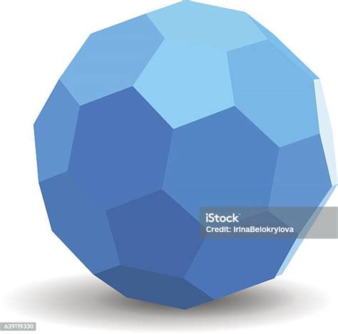 벡터 사실동포메트릭 스퀘어 벌집 구입니다 분리된 파란색 요소 구에 대한 스톡 벡터 아트 및 기타 이미지 구 육각형 인포