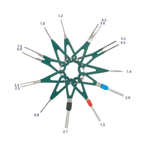 Pcs Set Terminal Connector Pin Remover Model Car Wire Socket Pin Removal Opener Tool Shopee