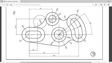 Autocad2018 Offset Circle Fillet Örnek Youtube