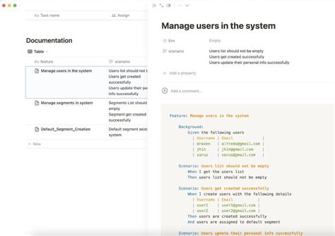 Ahmed Mohamed El Ahmar On Linkedin Bdd Documentation Notion