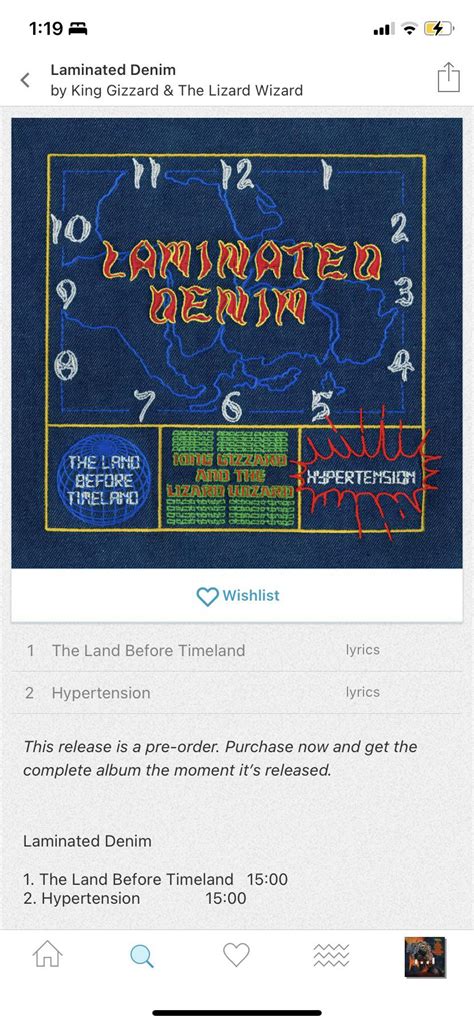 Is Laminated Denim Not Available For Anyone Else On Bandcamp Right Now