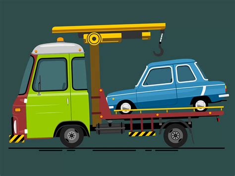 Tow Truck Animation In Adobe Animate By Svemann On Dribbble
