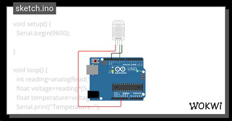 Ex12 Temperature Wokwi Esp32 Stm32 Arduino Simulator