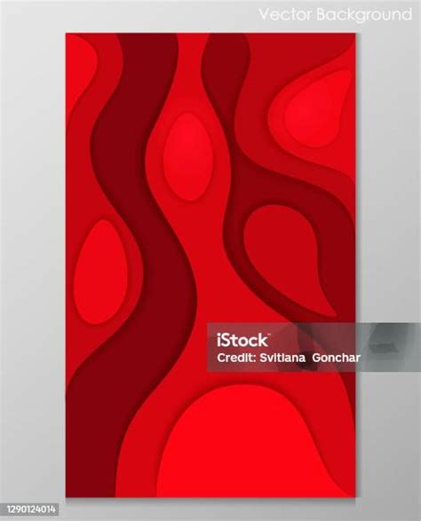 용지 절단 배경 커버 초대장 포스터 배너에 대한 현대적인 배경 3차원 형태에 대한 스톡 벡터 아트 및 기타 이미지 3차원