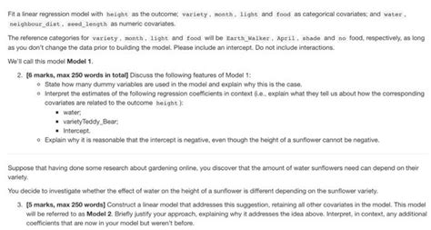 I Am Not Sure How To Create A Linear Regression Model