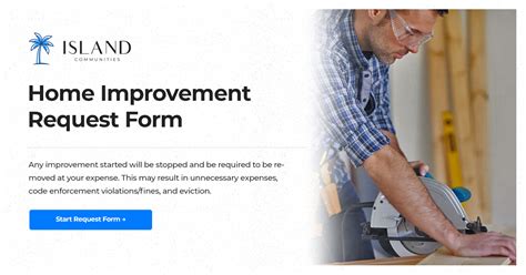 Home Improvement Request Form Island Communities