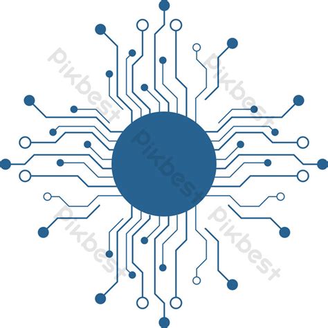 Circuit Technology Vector Png Images Eps Free Download Pikbest