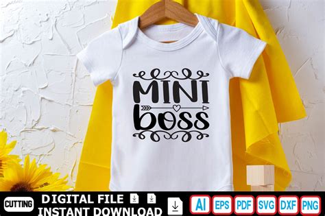 Mini Boss Graphic by Mockup And Design Store · Creative Fabrica