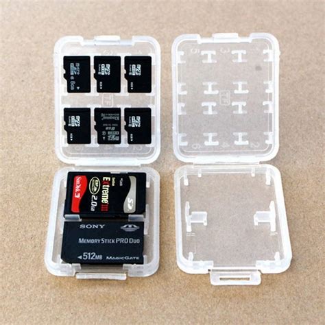 Slots Micro SD TF SDHC MSPD Memory Card Storage Case
