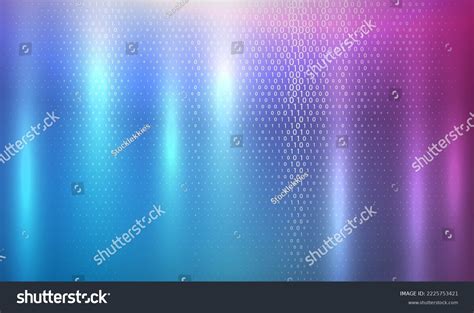 Abstract Technology Binary Code Background Binary Stock Vector Royalty Free 2225753421
