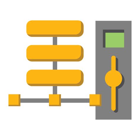 Server Control Generic Color Fill Icon