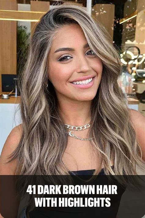 53 Lovely Dark Brown Hair With Highlights For 2024 Highlights For Dark Brown Hair Dark Hair