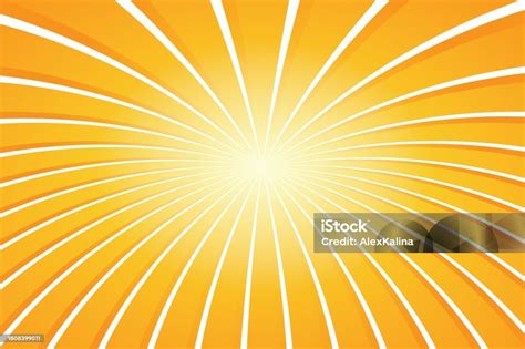 복고풍과 빈티지를 전달하는 빛나는 구부러진 배경을 가진 햇살 벡터 그림 개념에 대한 스톡 벡터 아트 및 기타 이미지 개념 광학 작용 굽은 Istock