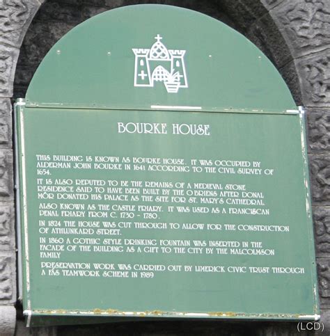Bourkes Castle Limerick Castles Database Our Irish Heritage